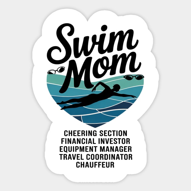 Swim Mom Definition Swimming Mother Of A Swimmer Mom - Swim Mom Definition Swimming Mother ...